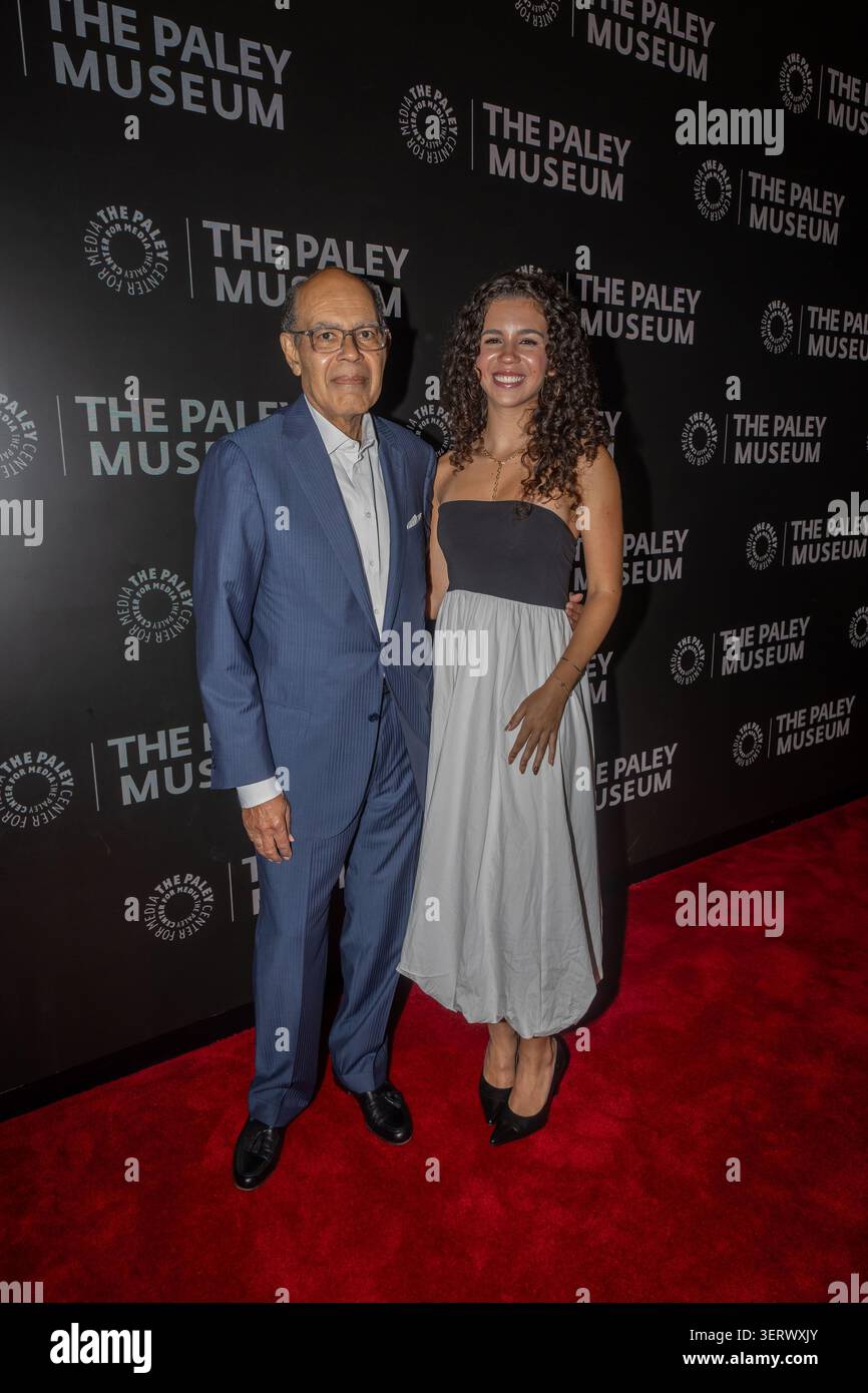 Joe Louis Barrow Jr. and Julia Barrow attend Inside a Boxing Battle of ...