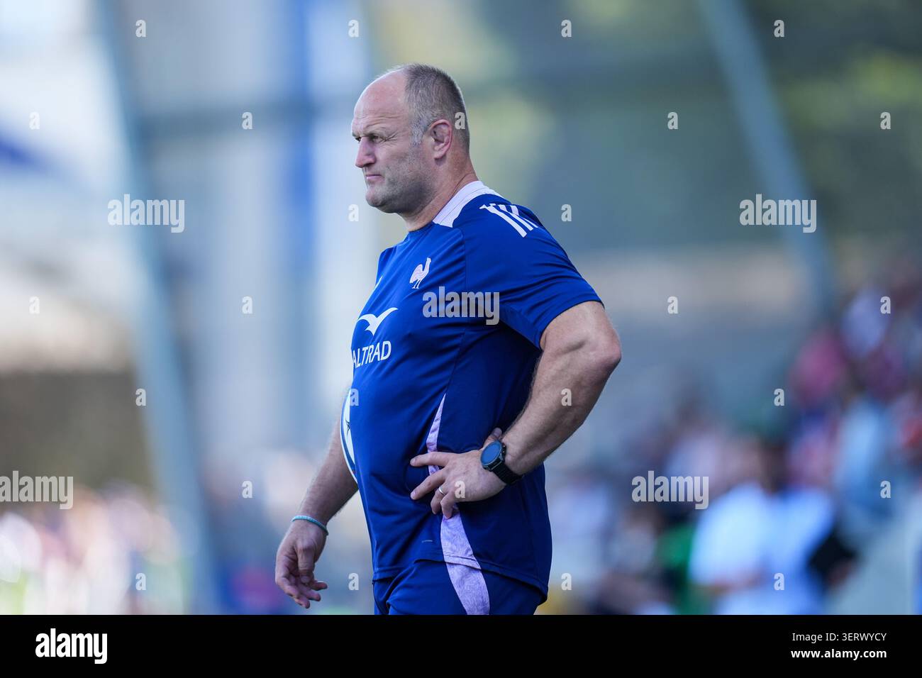Assistant headcoach of France William SERVAT during the International ...