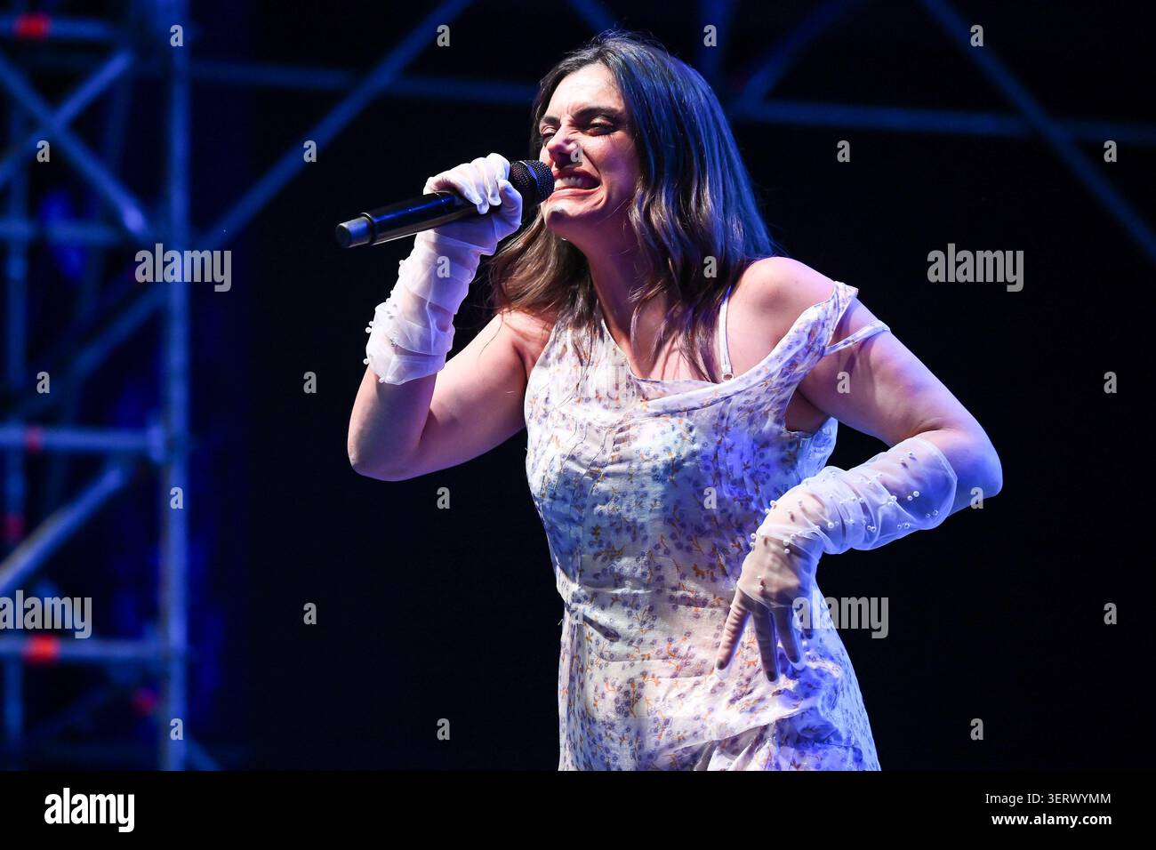 Margherita Vicario during the concert Amiche del Roma Pride, at the ...