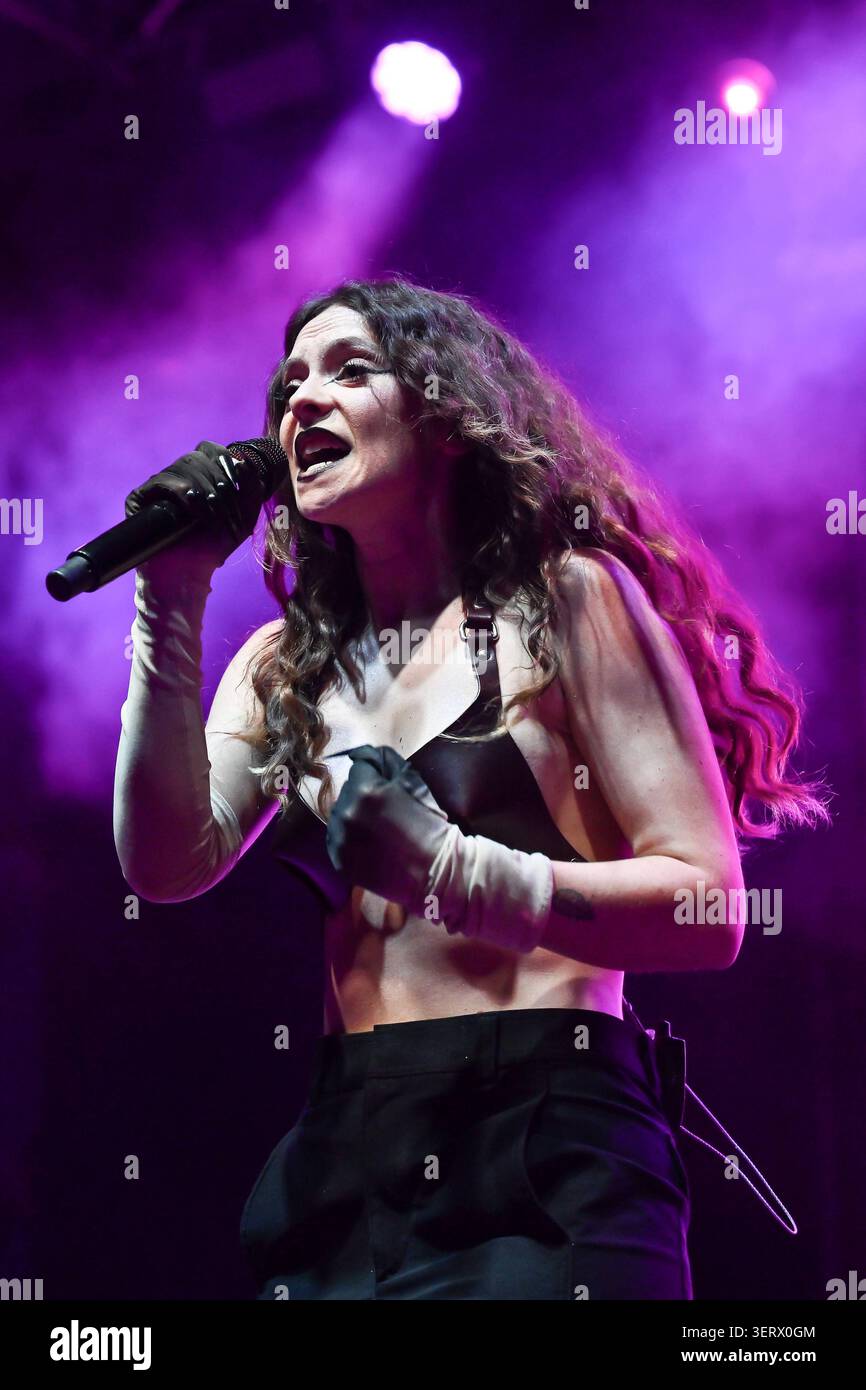 Music Concert - Amiche del Roma Pride Francesca Michielin during the ...