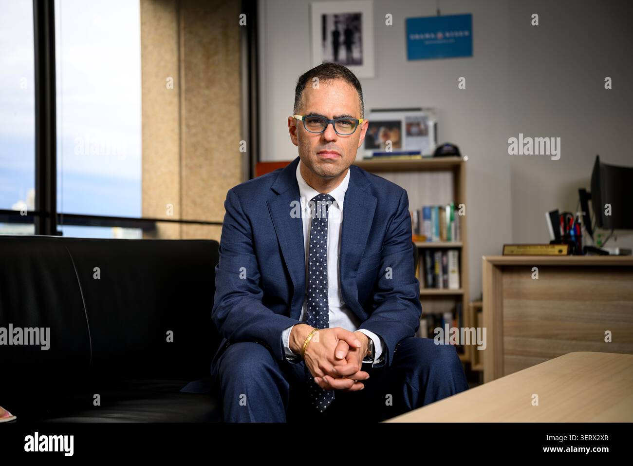 NSW Treasurer Daniel Mookhey poses for a photograph ahead of the 2026 ...