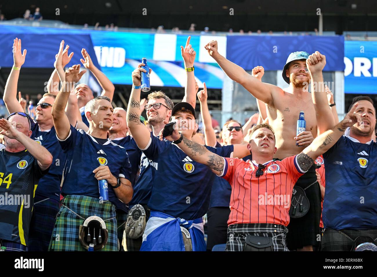 Supporters of Schottland during the FIFA World Cup 2026 Group C match ...