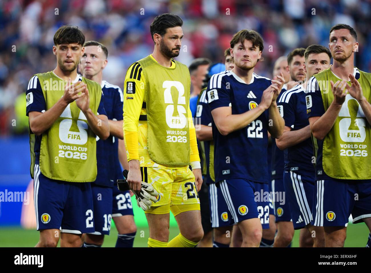 Scotland's Nathan Patterson and Craig Gordon following the FIFA World ...