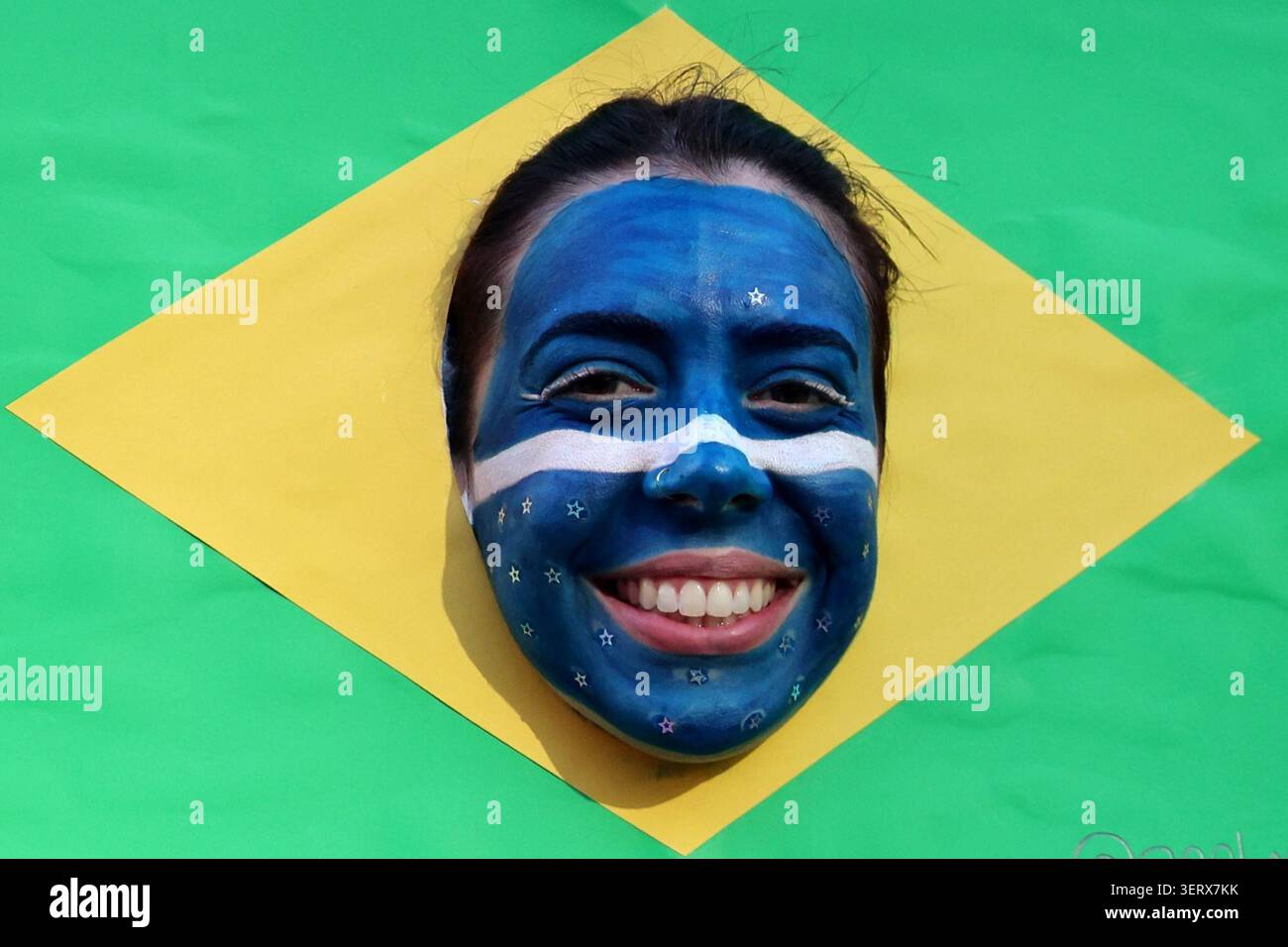 20 June 2026, Canada, Toronto: Soccer, 2026 World Cup: A Brazilian fan ...