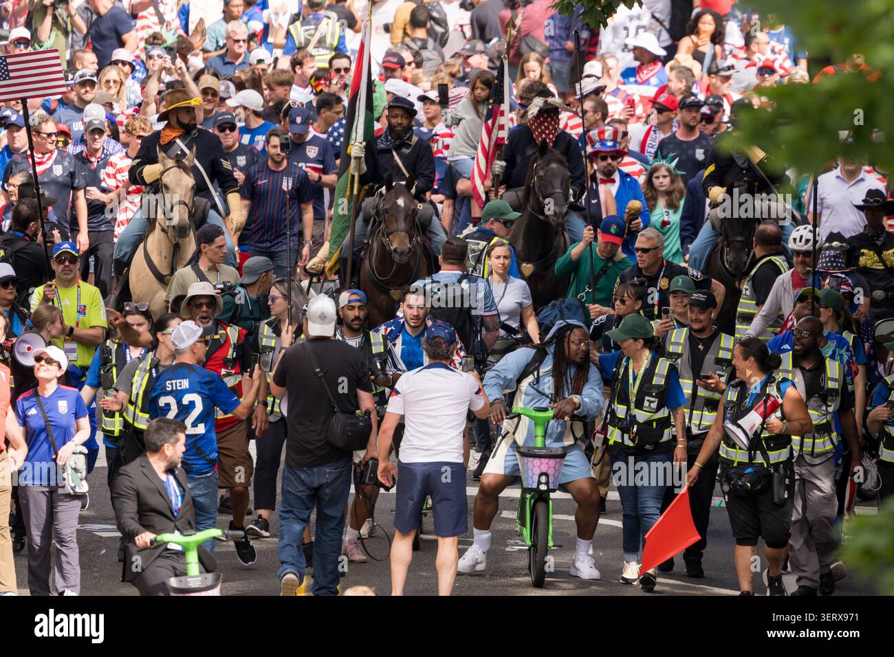 Seattle, USA. 19th Jun 2026. Beastmode Marshawn Lynch, leads thousands ...