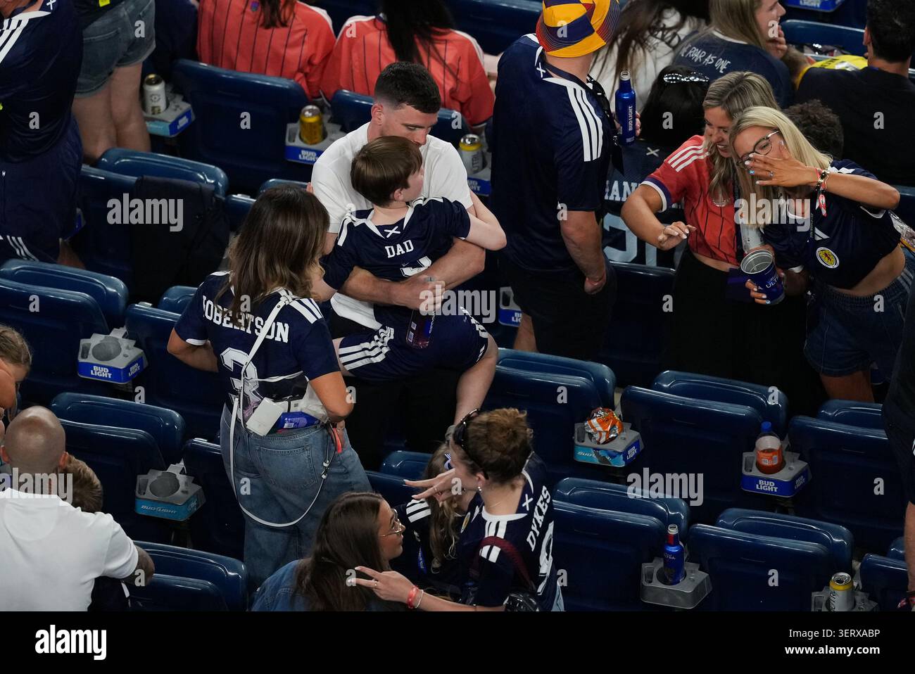 Scotland's Andy Robertson with family following the FIFA World Cup ...