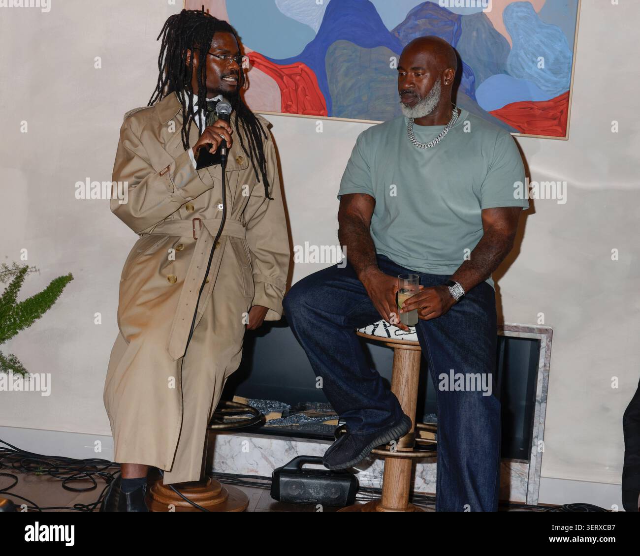 LaMont and Fredi "Kruga" Nwaka attend the House Stories hosted by ...