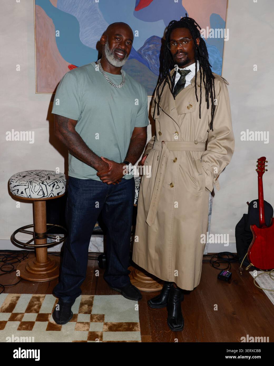 Fredi "Kruga" Nwaka and LaMont attend the House Stories hosted by ...