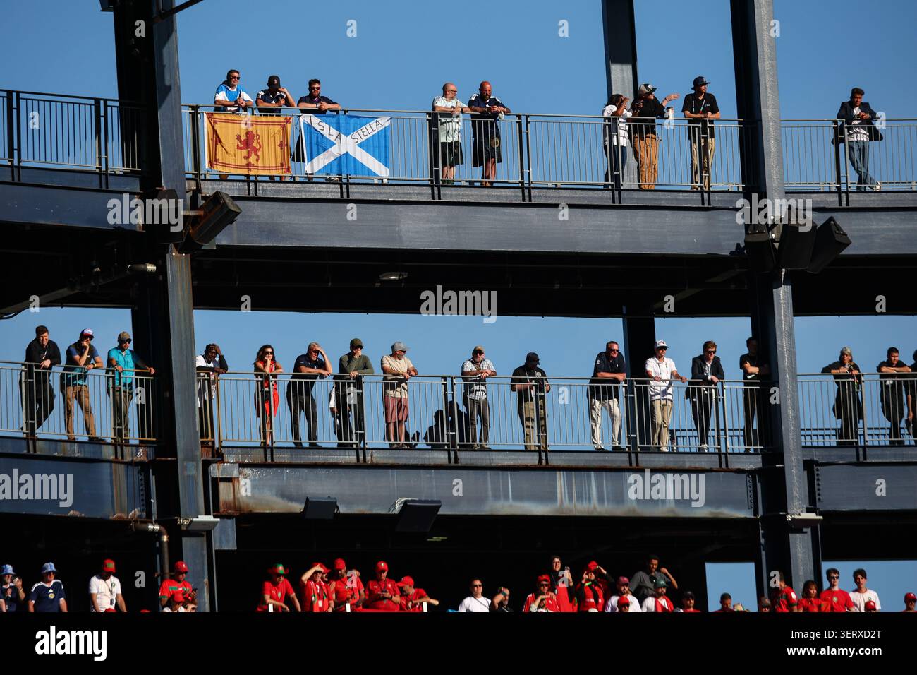 BOSTON, USA - 19th June 2026: Fans watch from the multi-tiered stadium ...