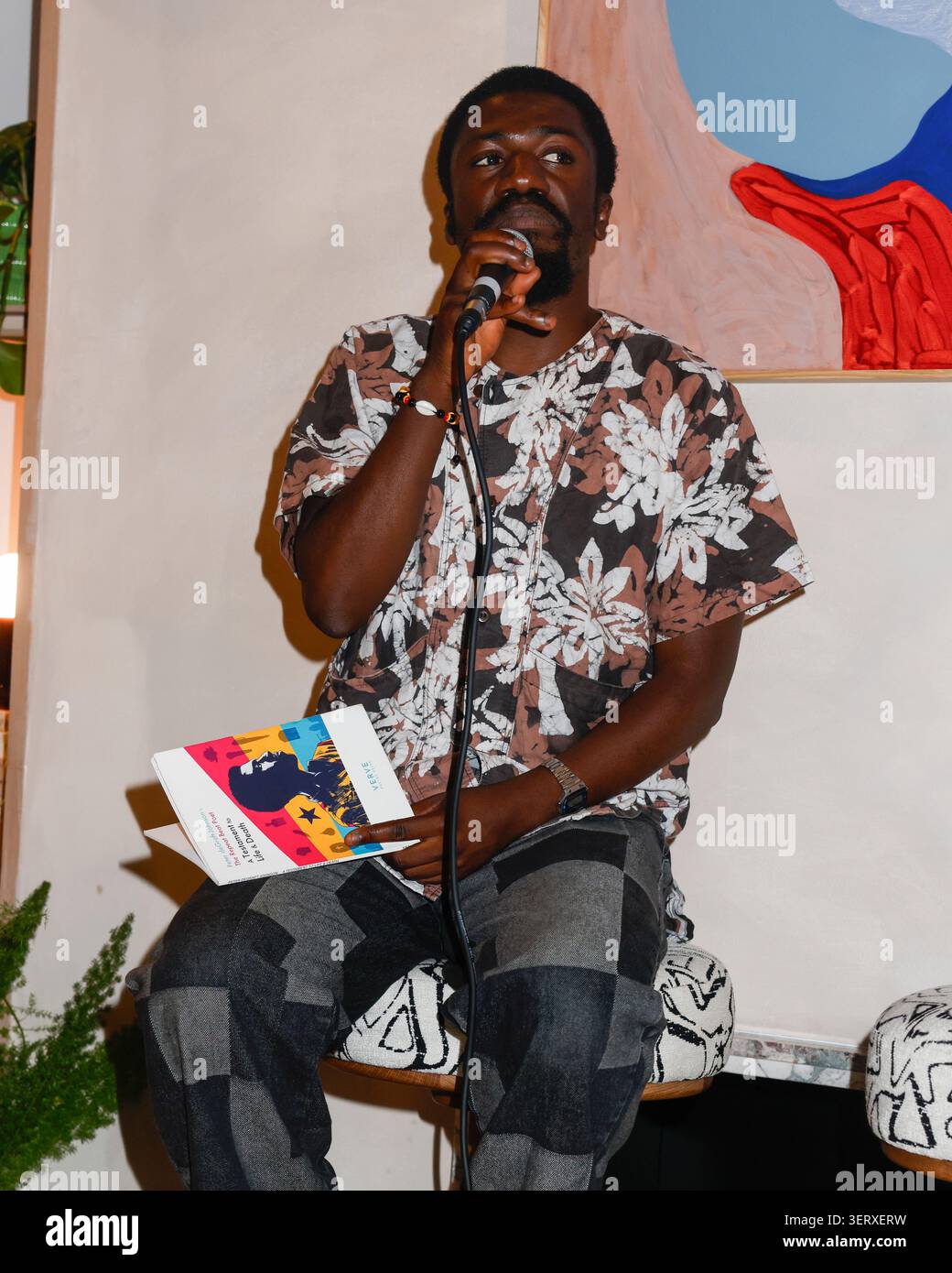 Repeat Beat Poet attends the House Stories hosted by LaMont at the ...