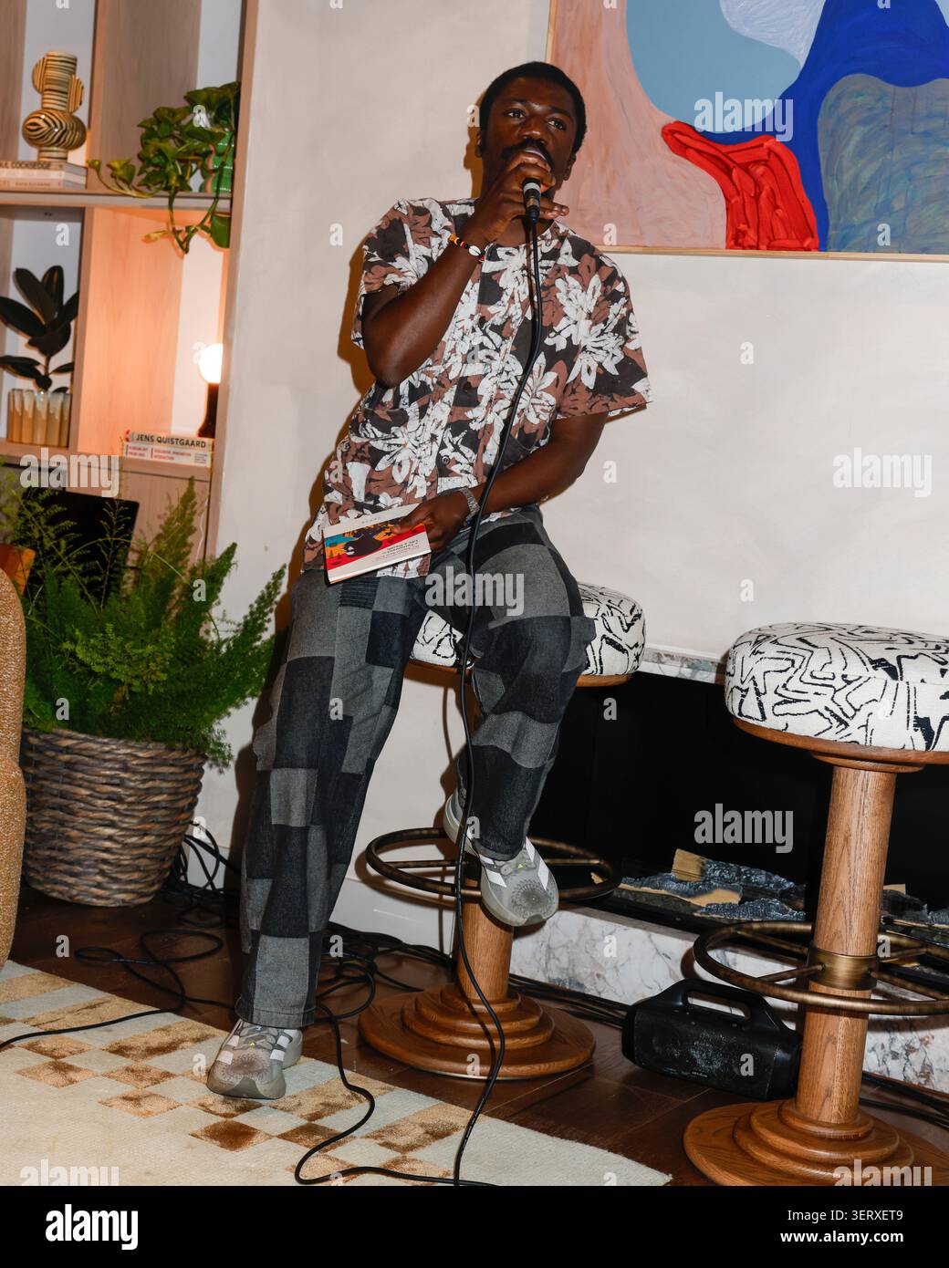 Repeat Beat Poet attends the House Stories hosted by LaMont at the ...