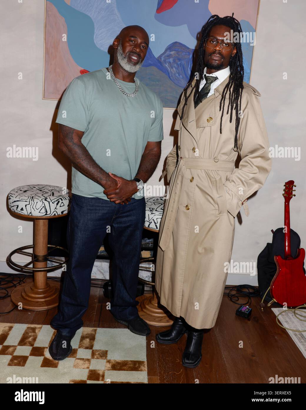 Fredi "Kruga" Nwaka and LaMont attend the House Stories hosted by ...