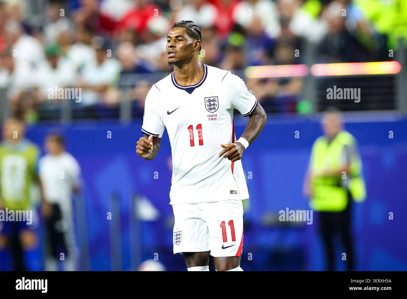 England forward Marcus Rashford (11) during the England v Croatia FIFA ...