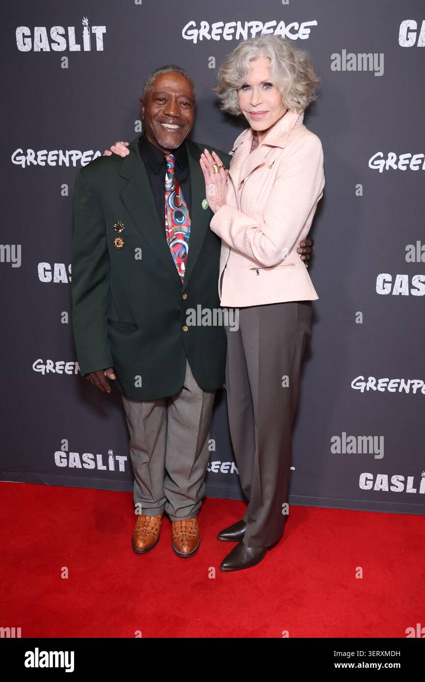 Santa Monica CA June 19: Manning Rollerson Jr.& Jane Fonda at the Los ...