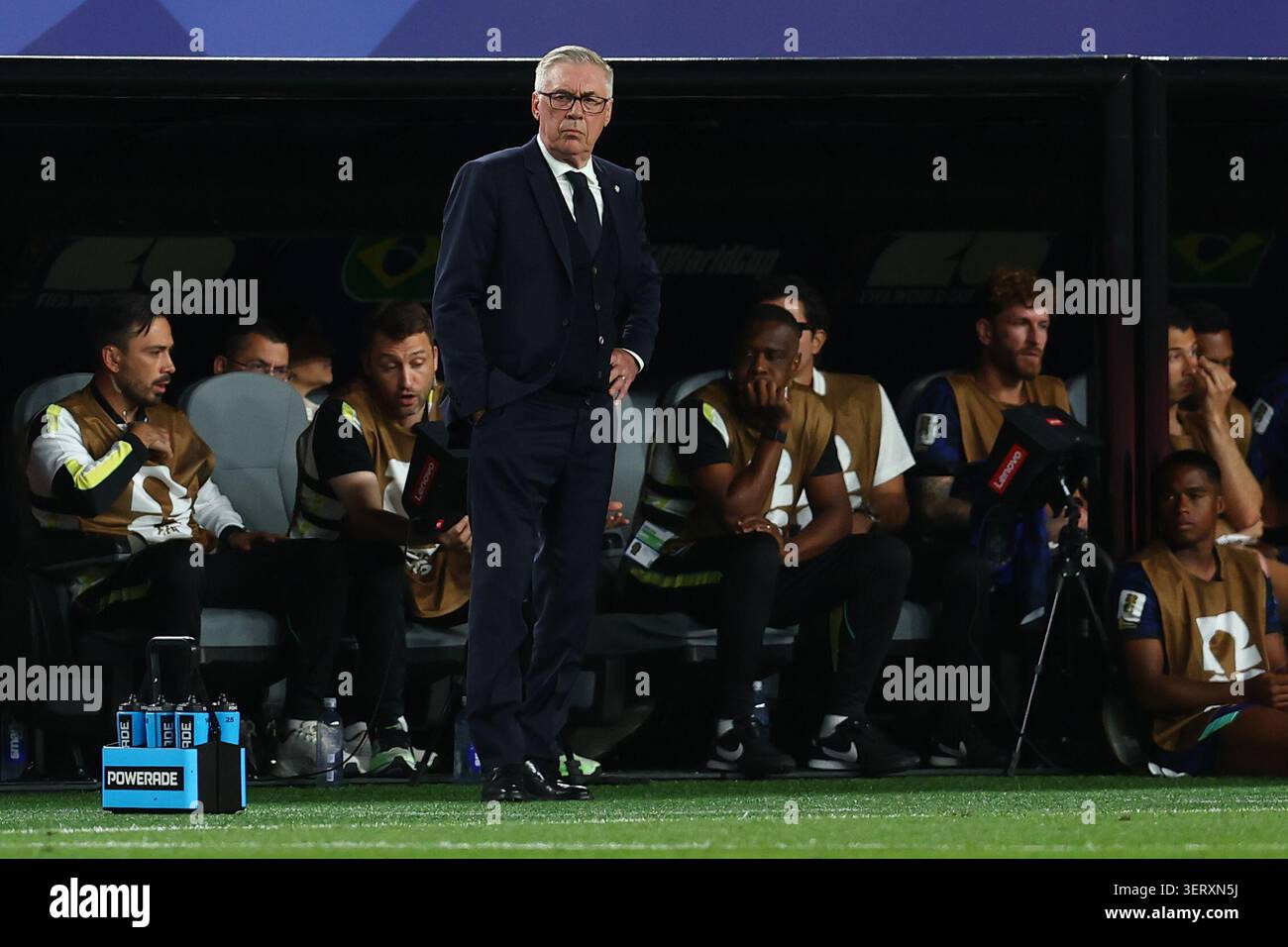 Philadelphia, USA, 19th June 2026. Carlo Ancelotti, head coach of ...