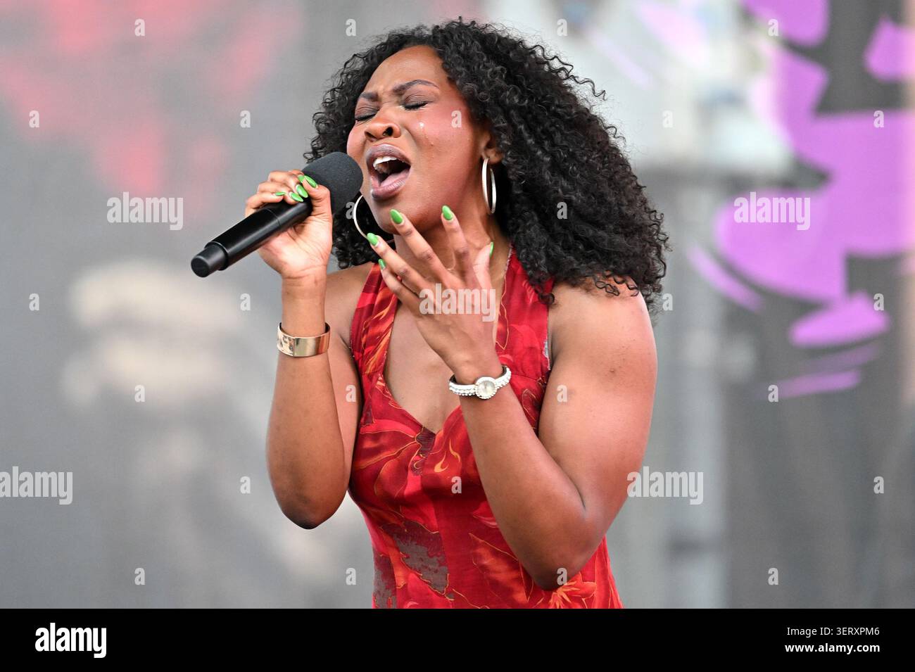 Savannah Commodore performs during 'Broadway Celebrates Juneteenth', in ...