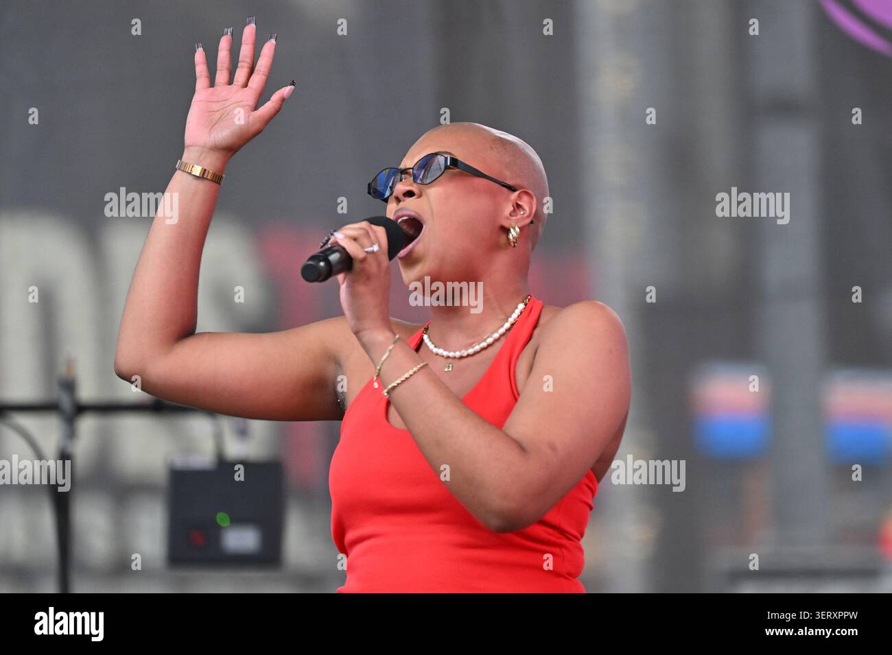 Khaila Wilcoxon performs during 'Broadway Celebrates Juneteenth', in ...