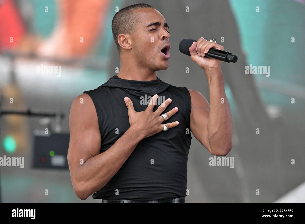 Layton Williams performs during 'Broadway Celebrates Juneteenth', in ...