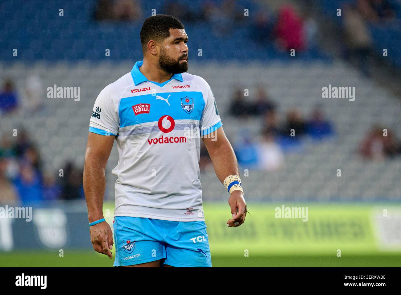 Stravino Jacobs of Bulls during the BKT United Rugby Championship Grand ...