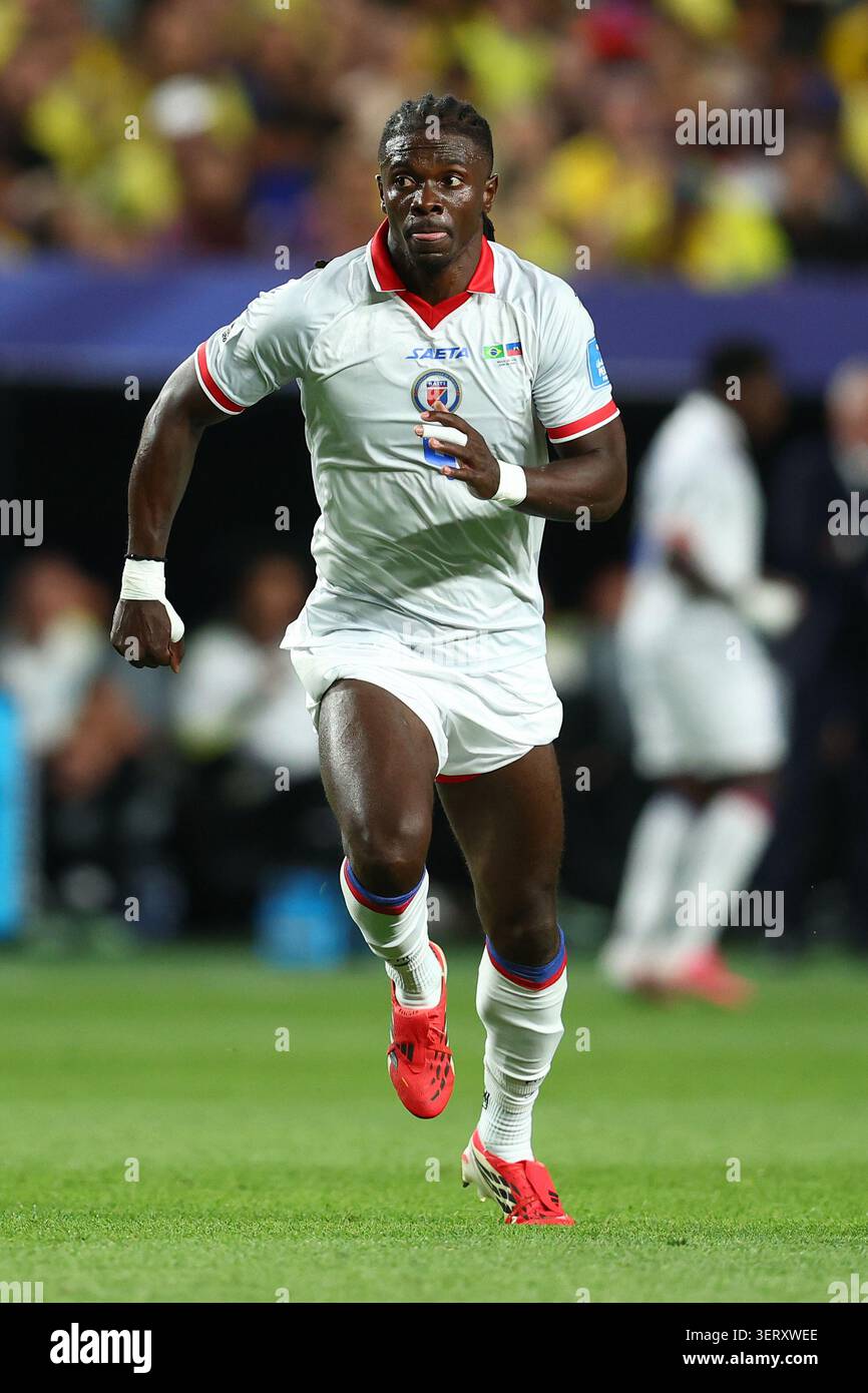 Philadelphia, USA, 19th June 2026. Ricardo Ade of Haiti during the ...