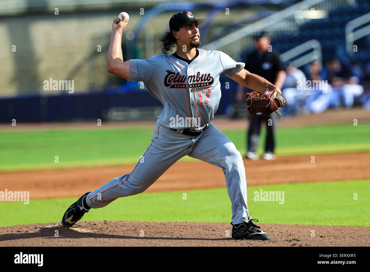 June 19, 2026: Columbus Clingstones pitcher Cedric de Grandpre (17 ...
