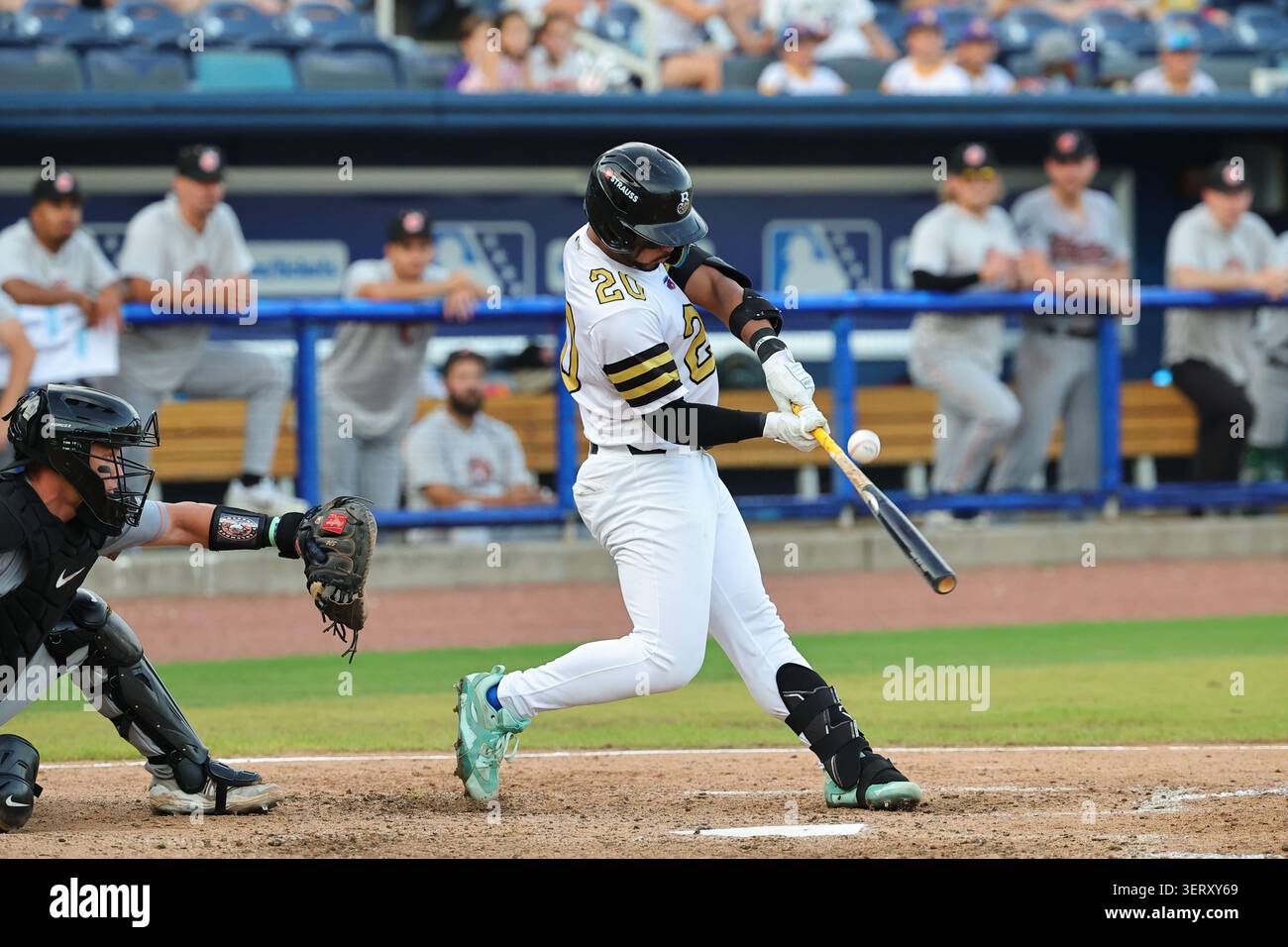 June 19, 2026: Biloxi Shuckers 2026 shortstop Eric Brown Jr. (20 ...