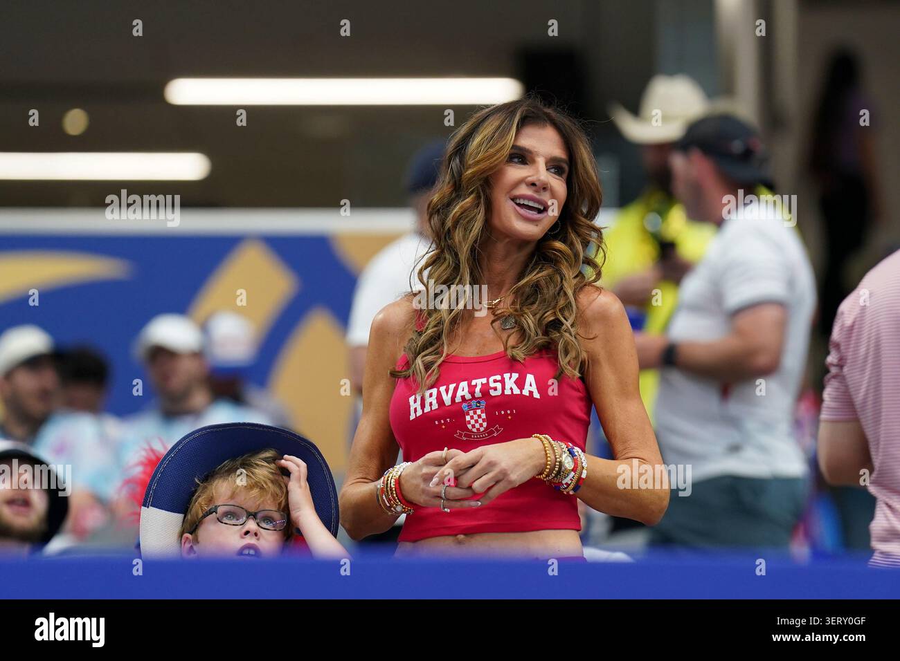 Croatia fans during the England v Croatia FIFA WORLD CUP 2026 Group L ...