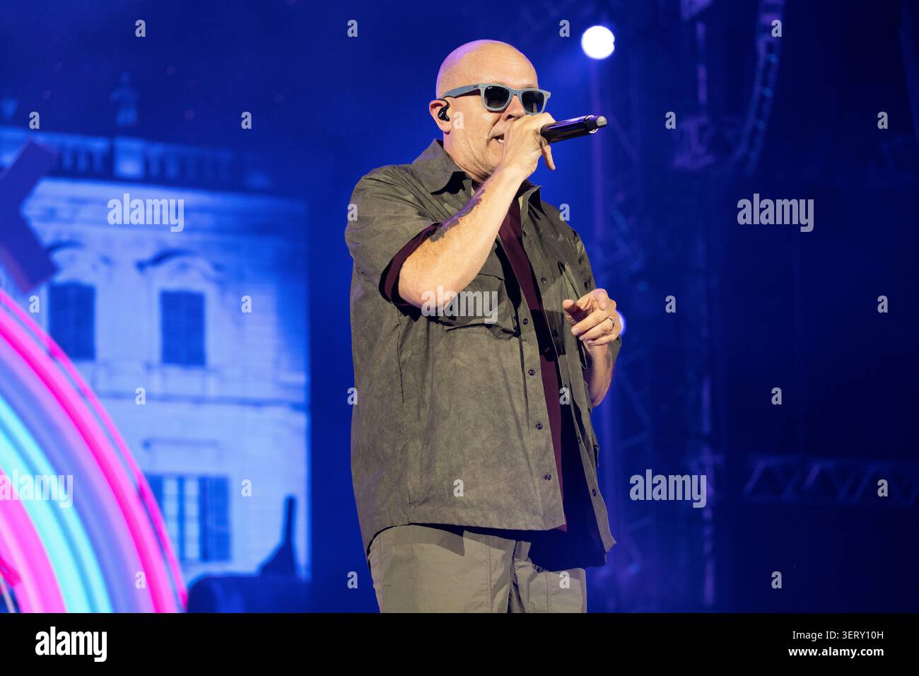 Max Pezzali performs live at Stadio Maradona in Napoli for Max forever ...