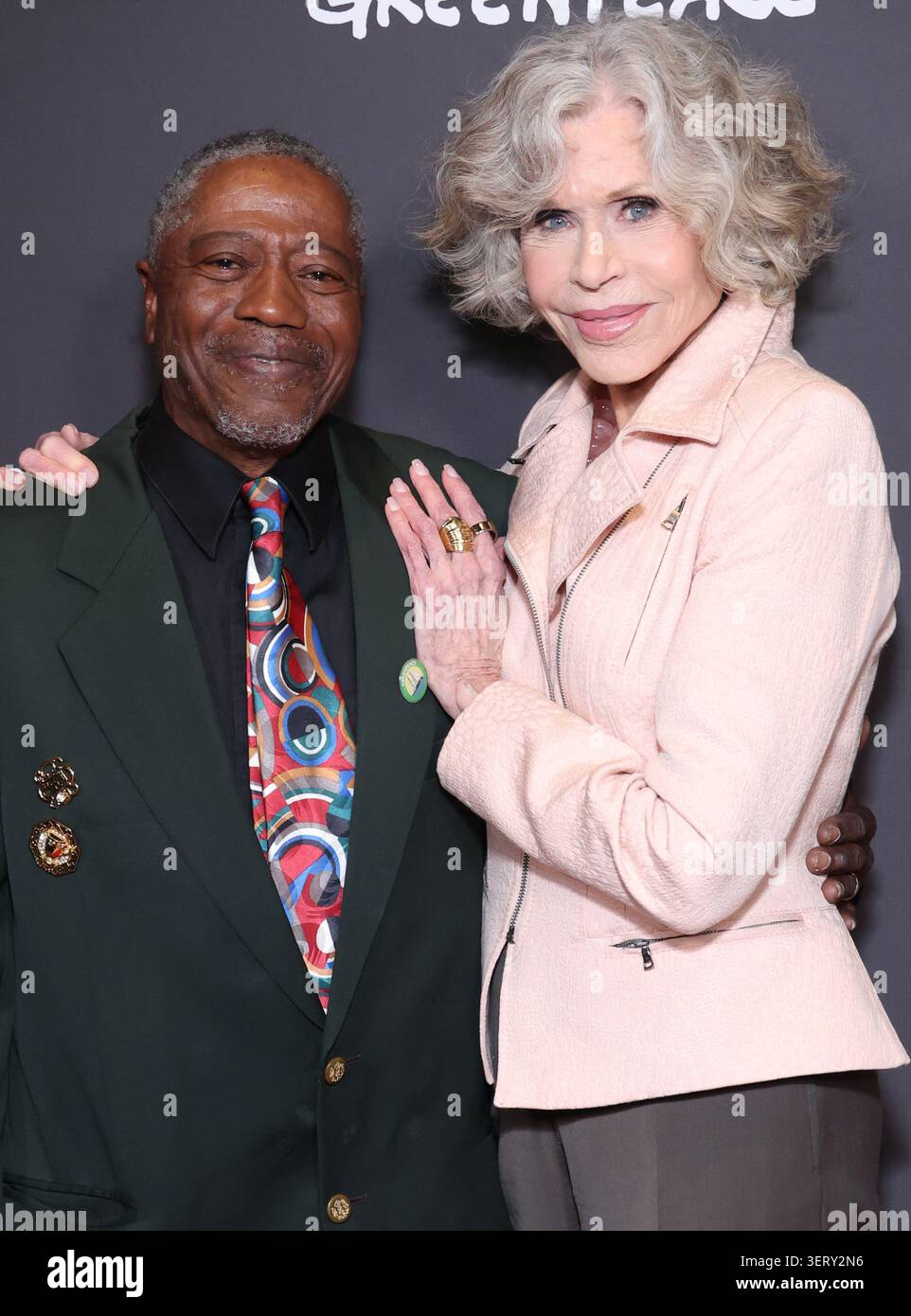 Santa Monica CA June 19: Manning Rollerson jr.III, Jane Fonda. at the ...