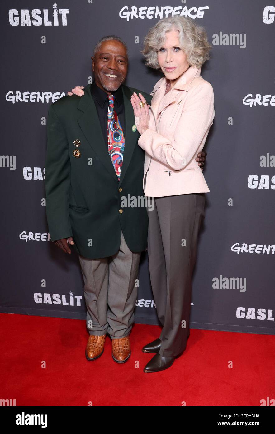 Santa Monica CA June 19: Manning Rollerson jr.III, Jane Fonda. at the ...