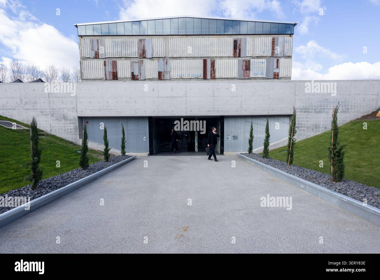 The exterior view of Phrontisterion, a library housing David WalshÕs ...