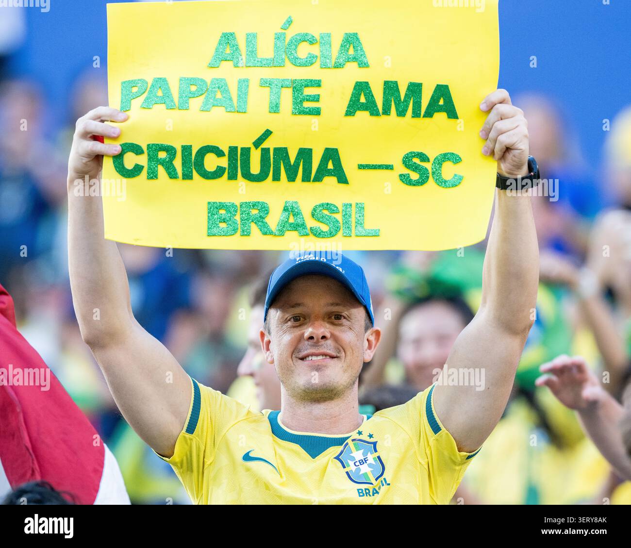 Brazil football fans at Philadelphia stadium during the Group E stage ...