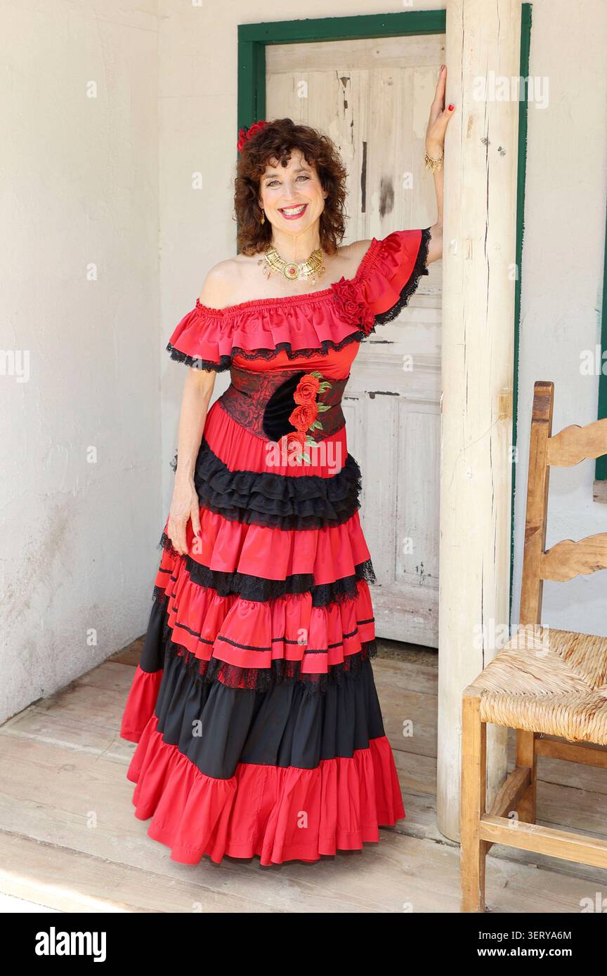 Isabel Varell at the press conference with excerpts from the play 'In ...