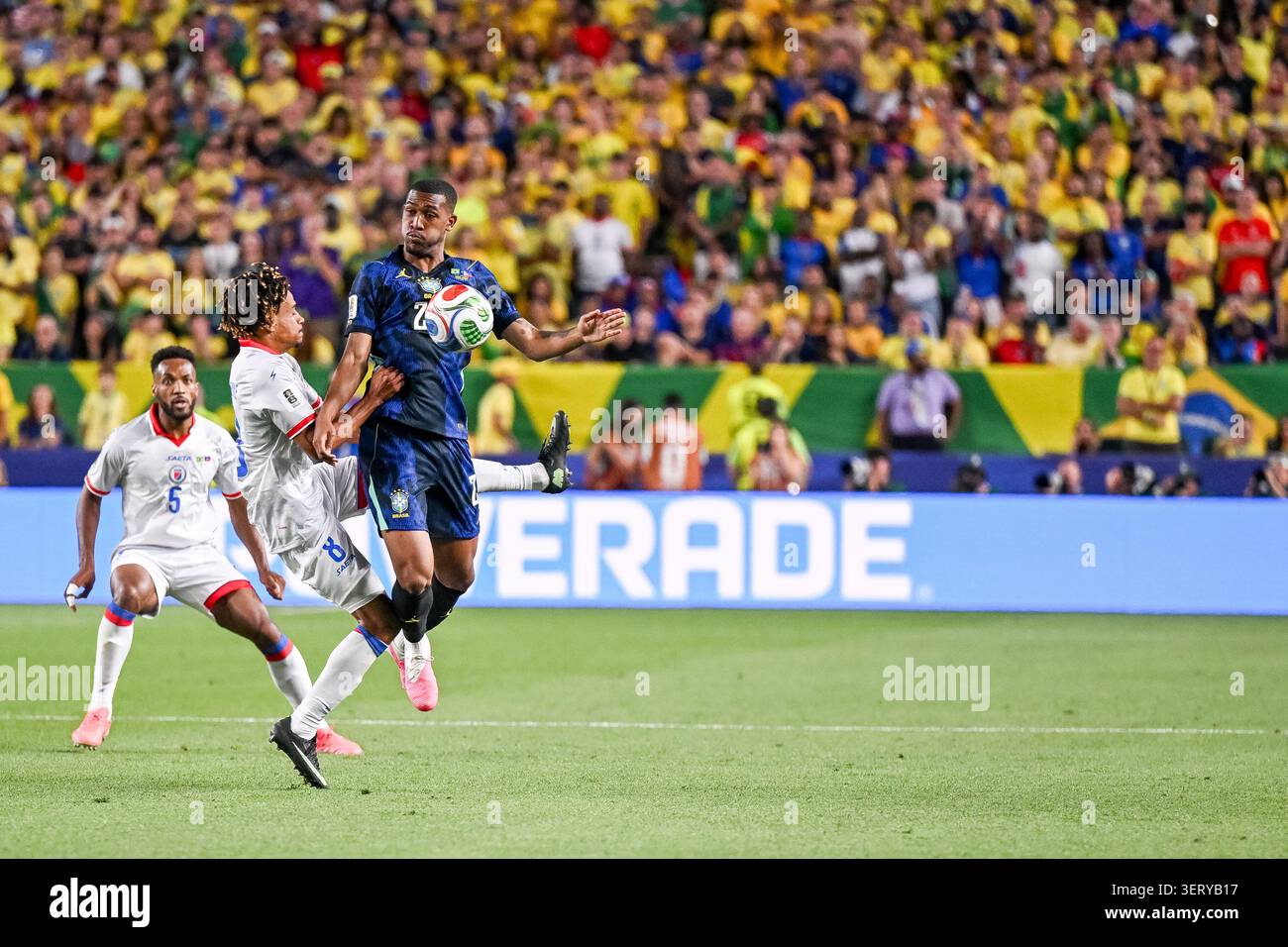 Rayan Vitor (#26) and Martin Expérience in game action during the Group ...