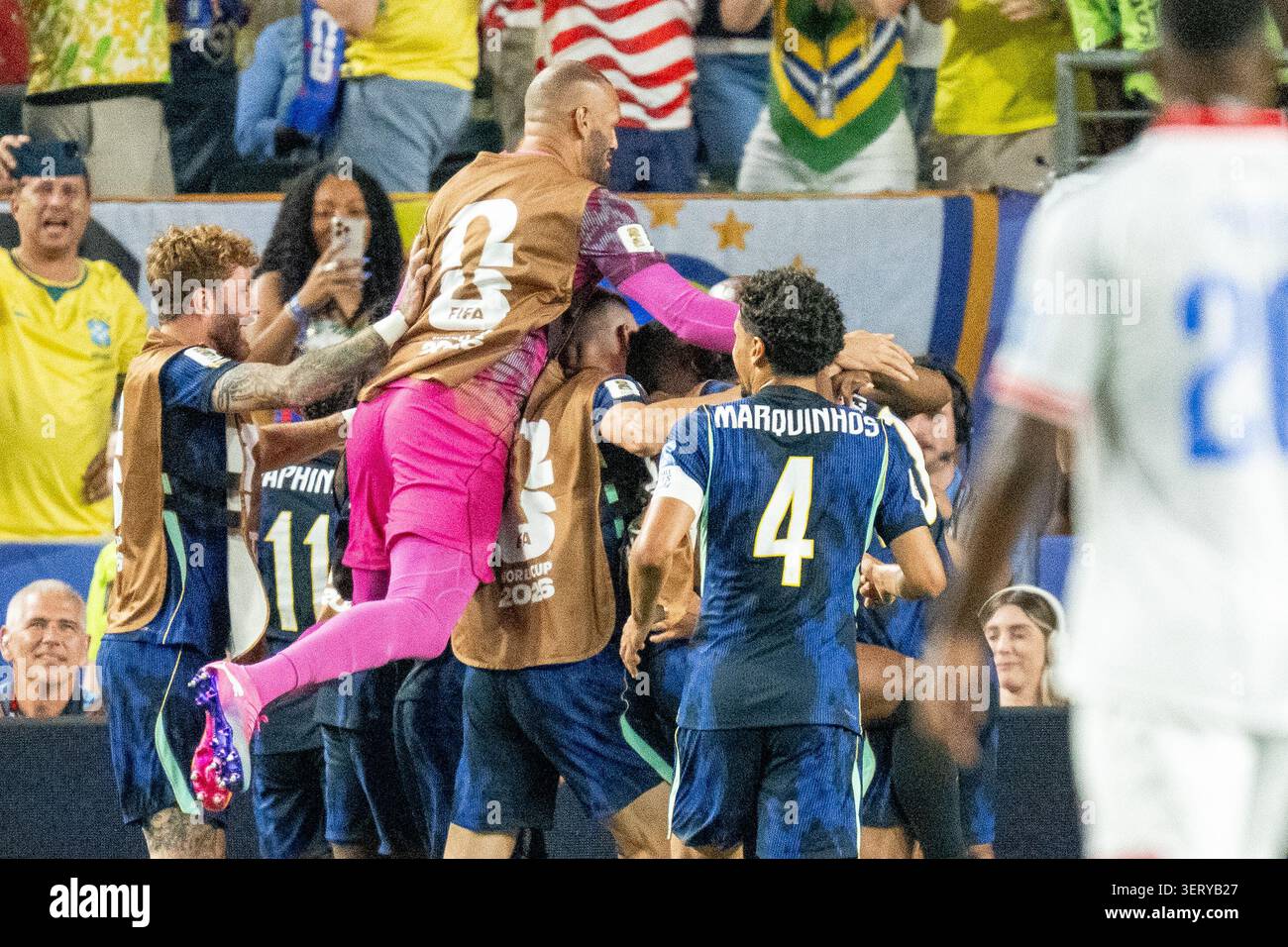 Brazil world cup 2026 celebrates hi-res stock photography and images ...