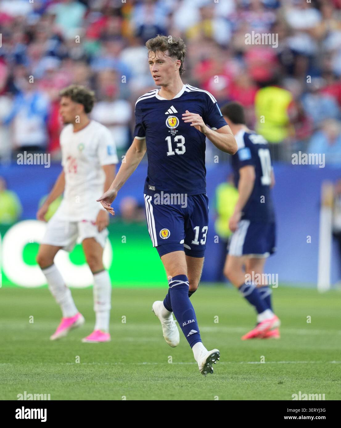 Jack Hendry (Scotland) looks on during Scotland and Morocco, Group C ...
