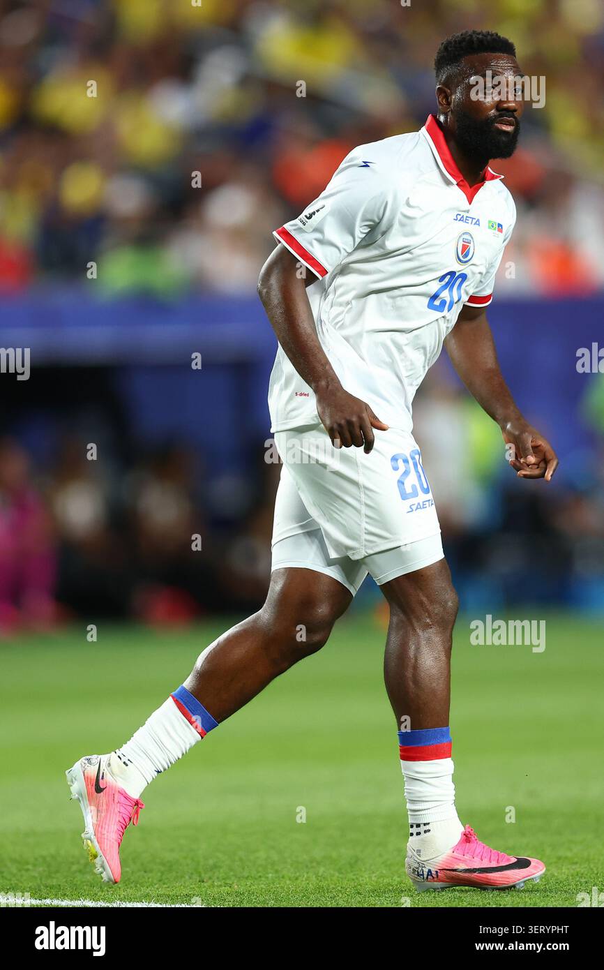 Philadelphia, USA, 19th June 2026. Frantzdy Pierrot of Haiti during the ...