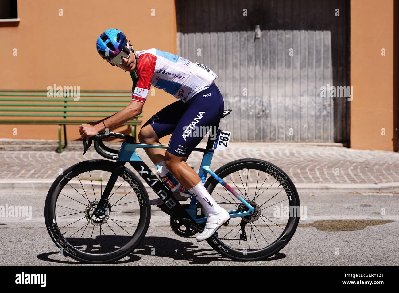 Italy's Matteo Scalco of XDS Astana Development Team during Stage 7 of ...
