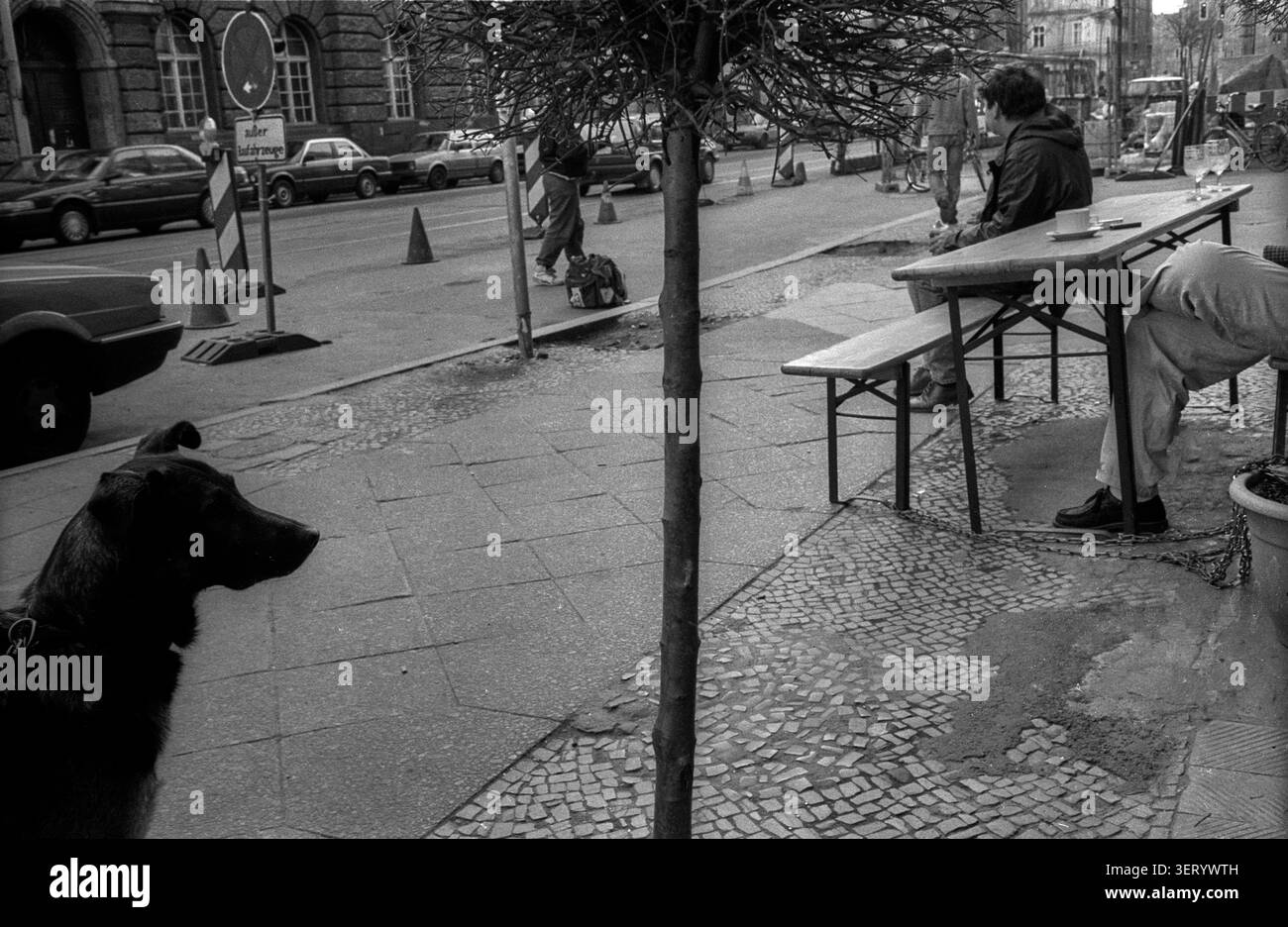 Silberstein Deutschland, Berlin, 20.03.1993, vorm CafÃ *** Silberstein ...