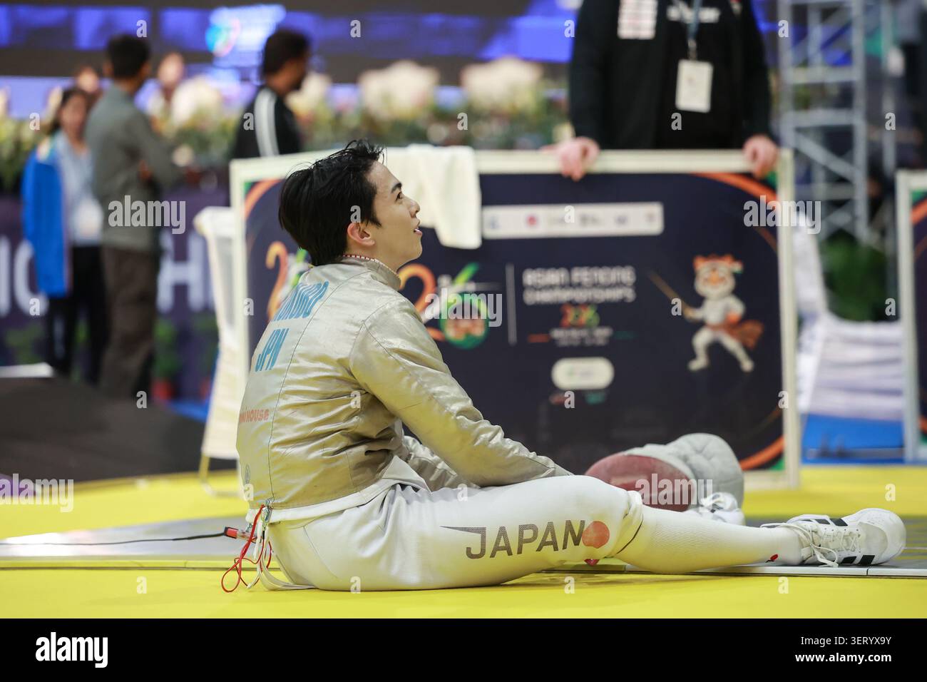 Mao Kokubo of Japan got injured during Oh Sanguk of South Korea vs. Mao ...