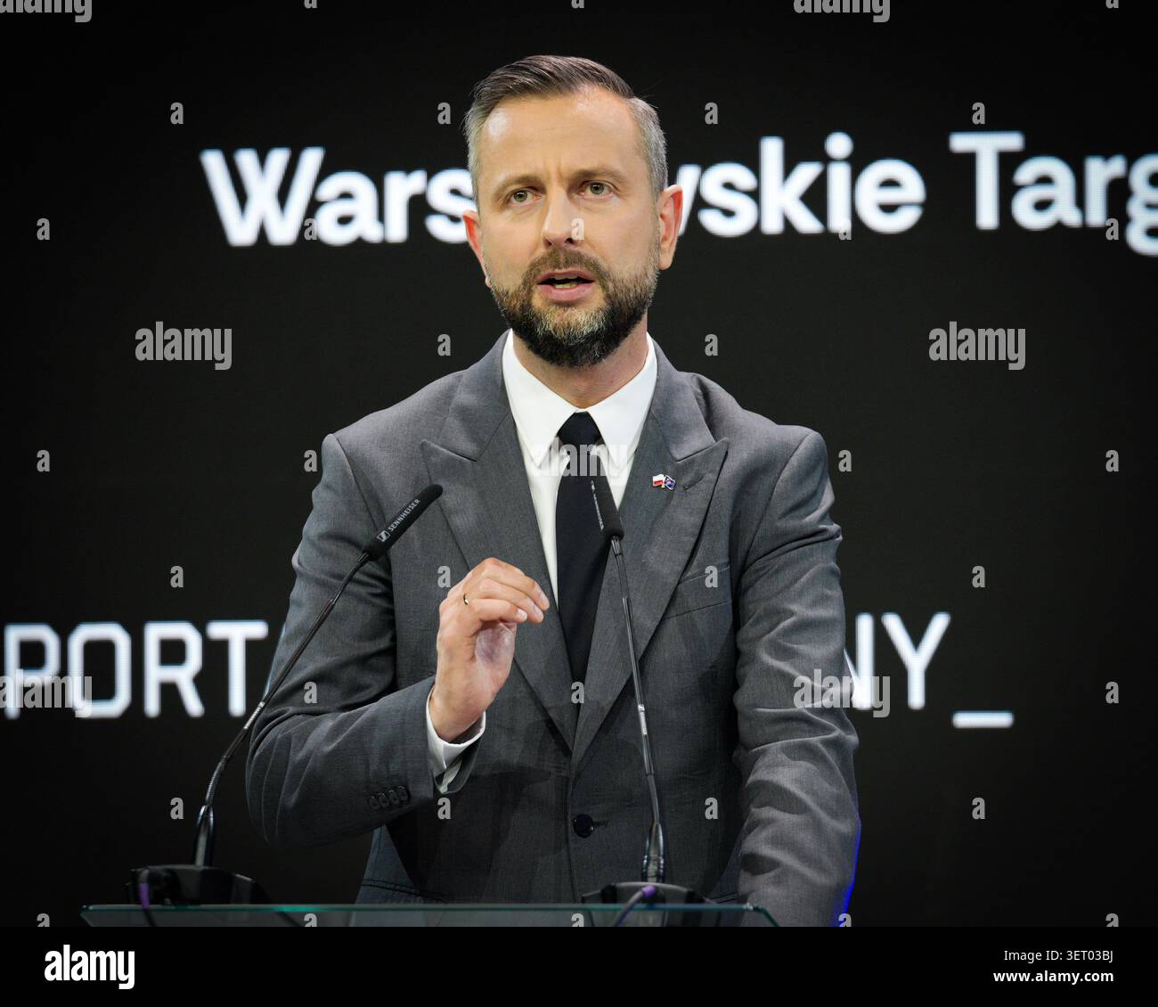 Polish Defence Ministers Wladyslaw Kosinia-Kamysz speaks at the Warsaw ...