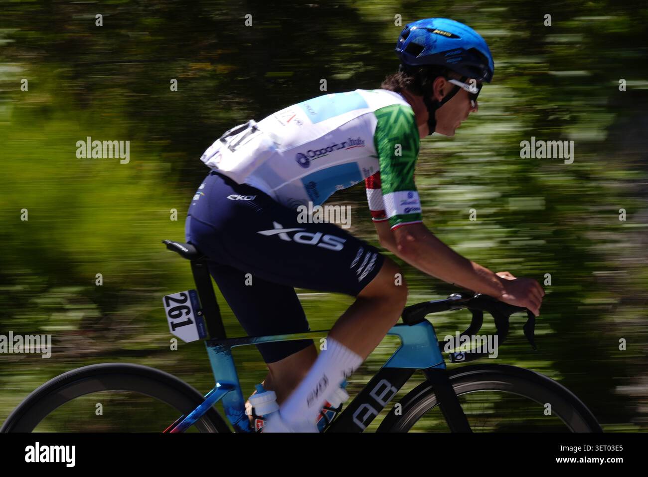 Italy's Matteo Scalco of XDS Astana Development Team during Stage 7 of ...