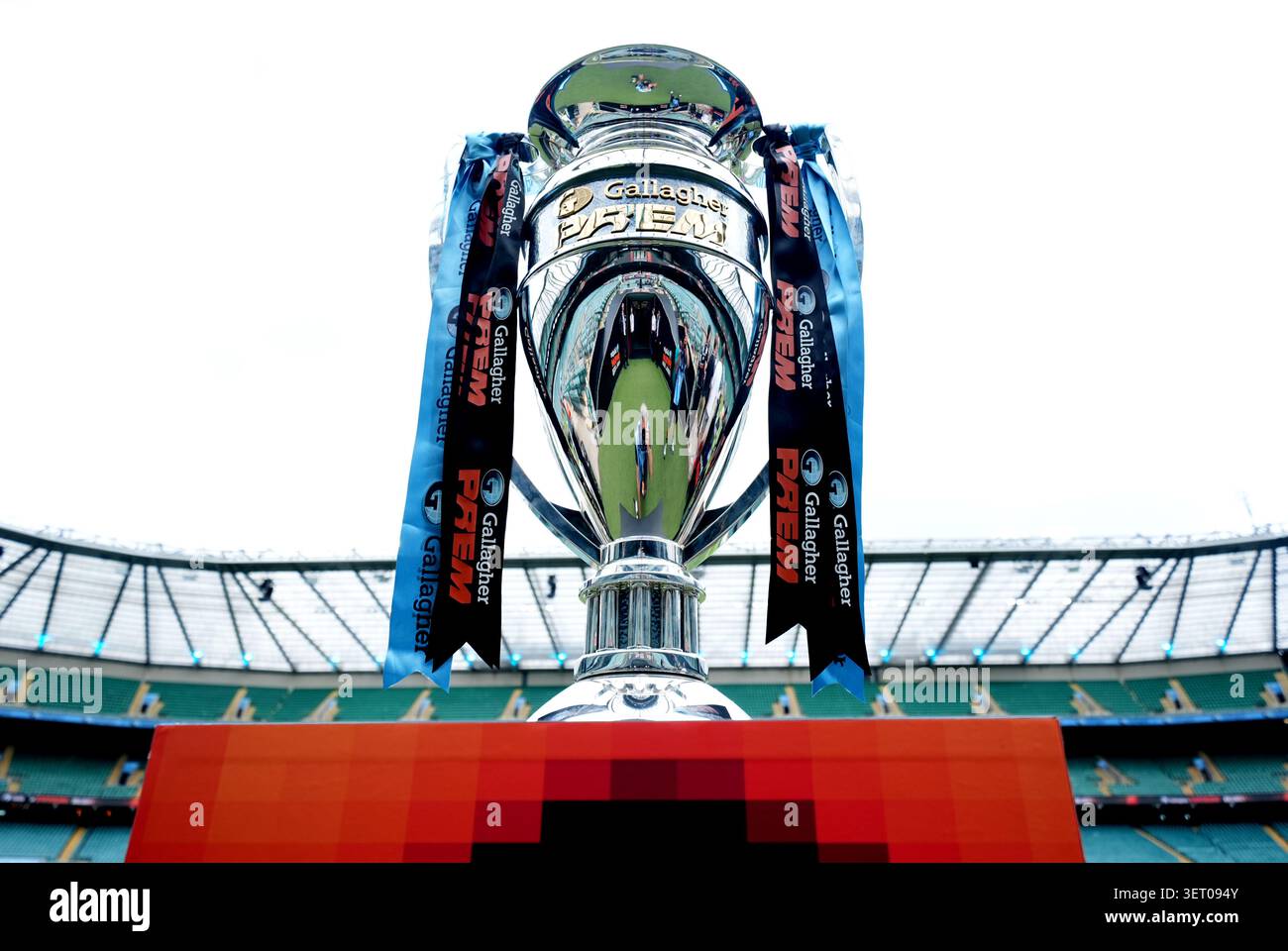 A general view of the trophy before the Gallagher PREM Final at the ...