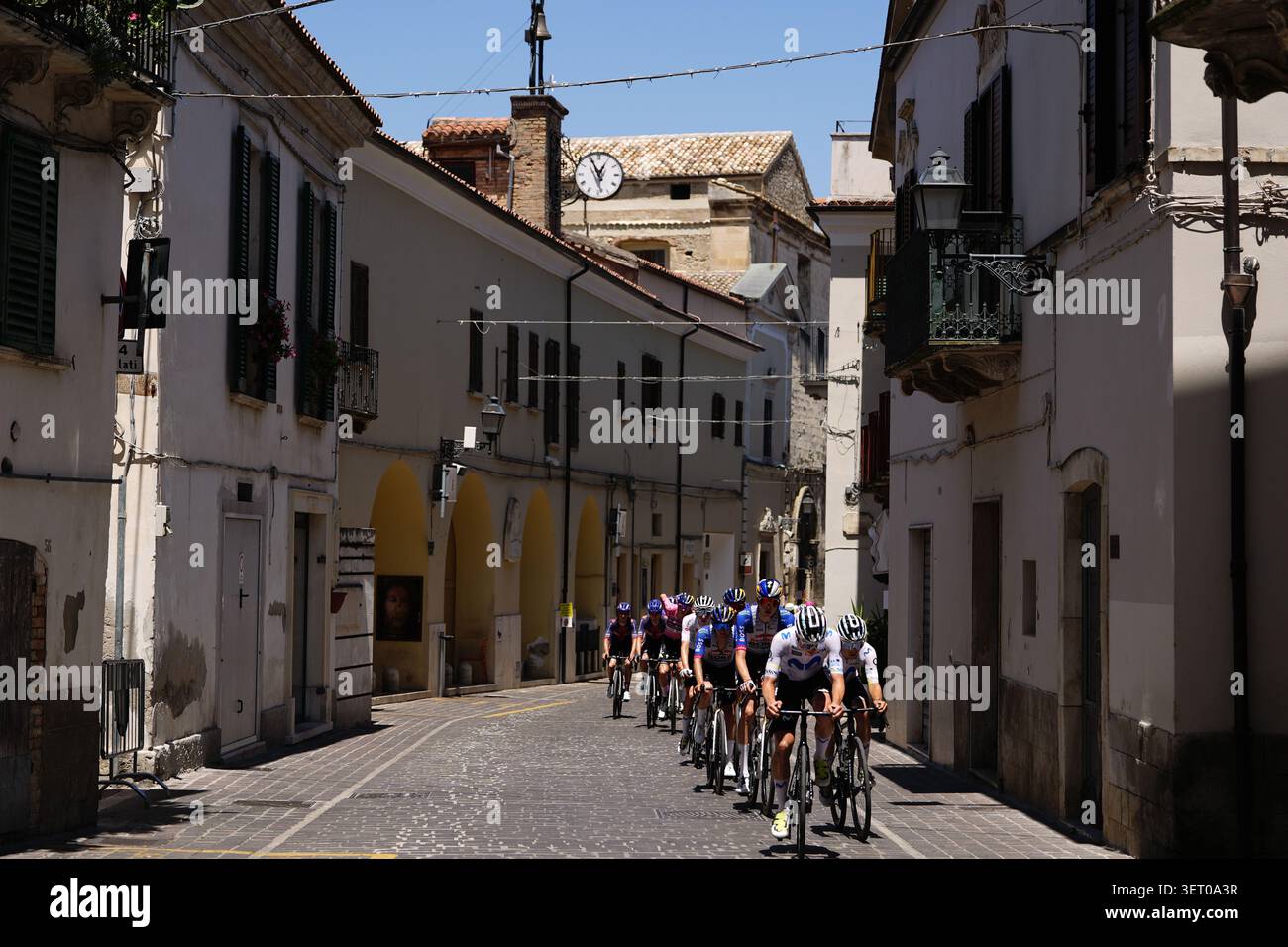 during Stage 7 of the Giro Next Gen 2026, from Sulmona to Piana delle ...