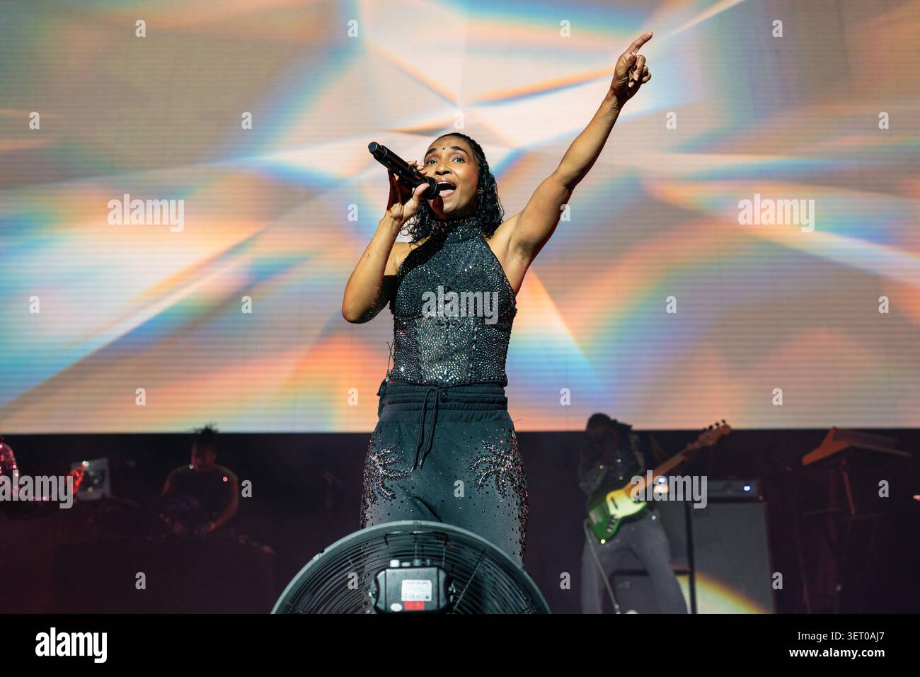 Rozonda Ocielian Thomas aka Chilli of TLC girl group performs live on ...