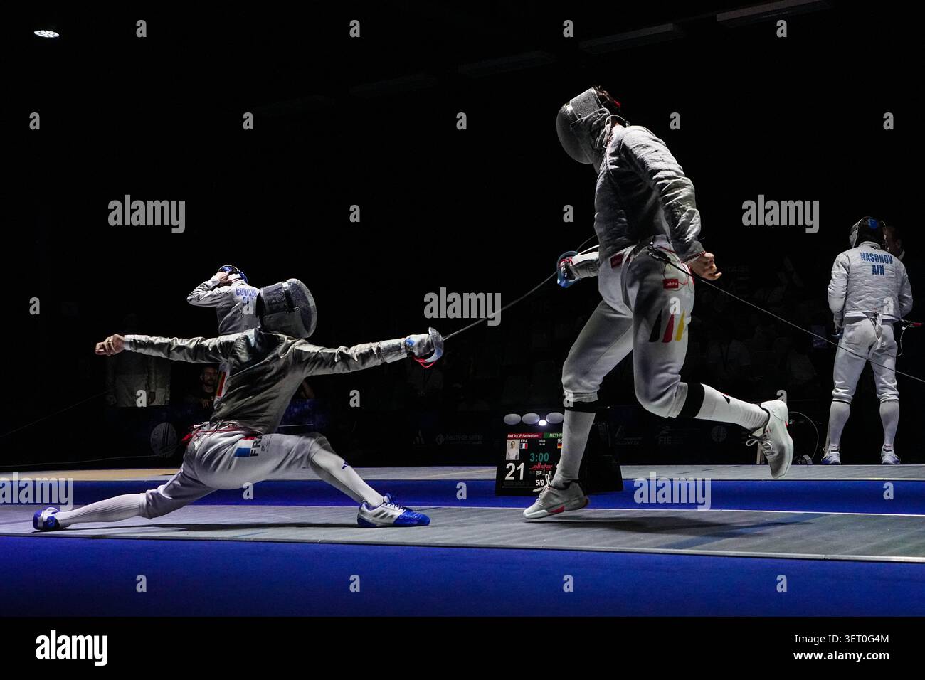 Sebastien FABRICE of France and Philipp METHNER of Germany during 2026 ...