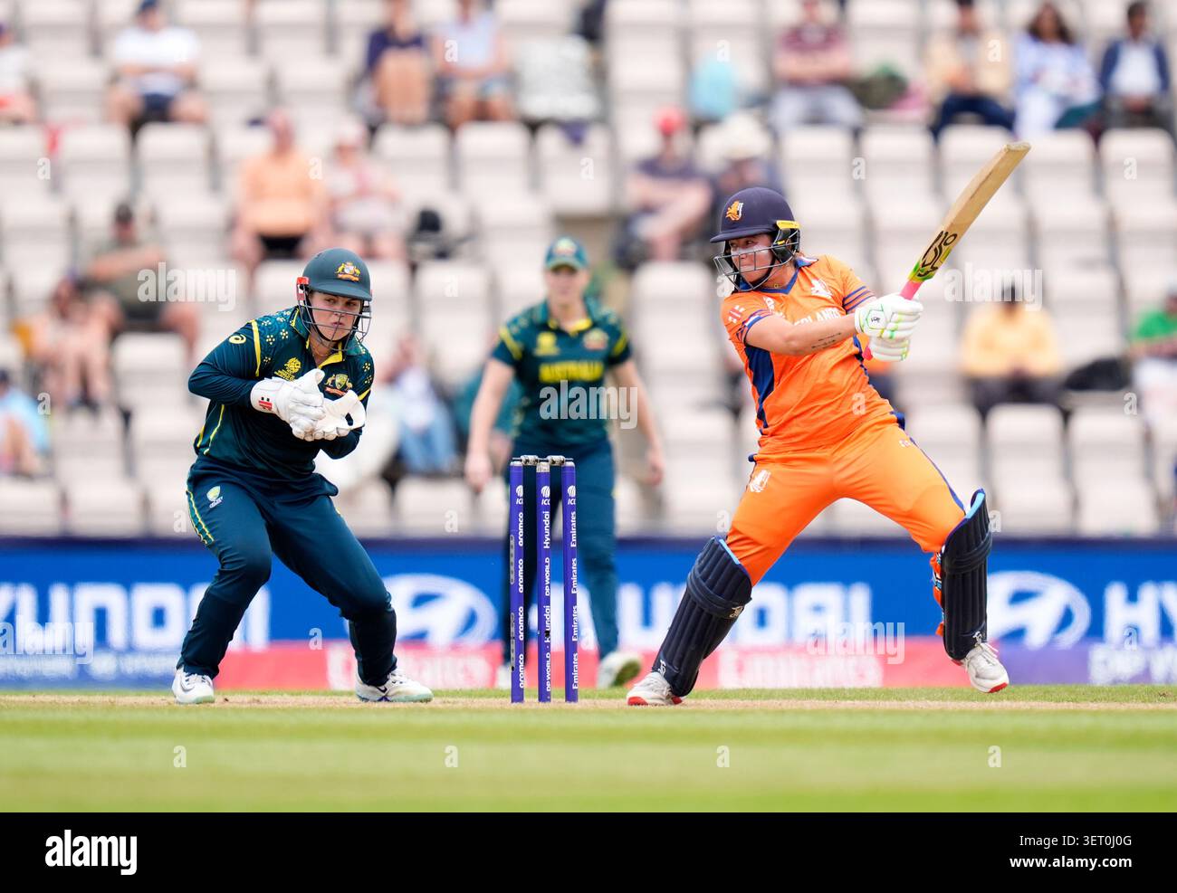 Sterre Kalis of the Netherlands bats during the ICC Women's T20 World ...