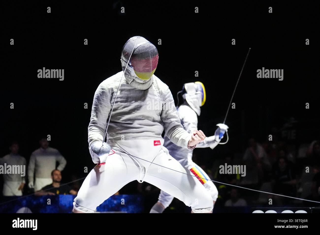 Frederic KINDLER of Germany celebrates during 2026 European Fencing ...