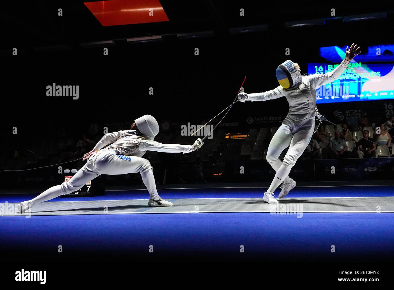 Marina FAVARETTO of Italy and Dariia MYRONIUK of Ukraine during 2026 ...