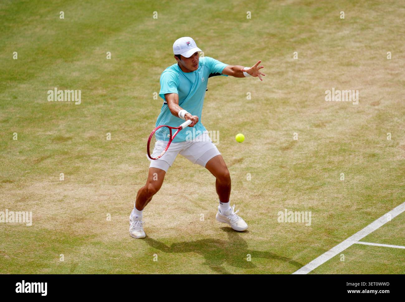 Brandon Nakashima of the United States in action against Francisco ...